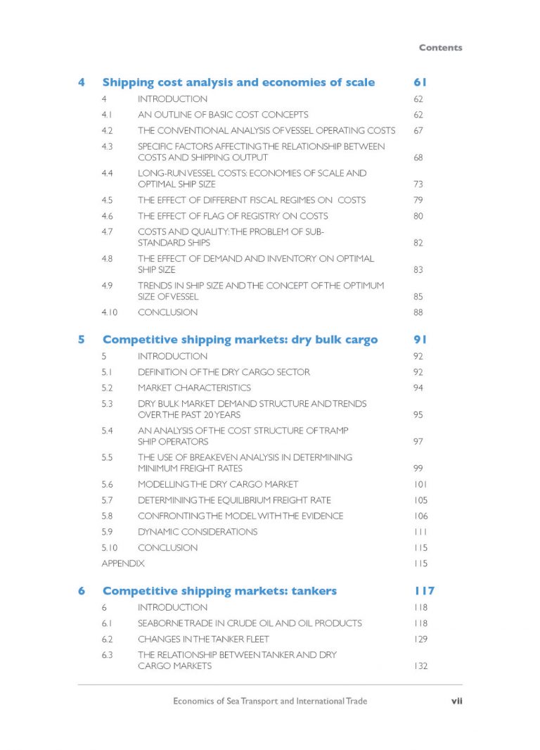 Economics of Sea Transport and International Trade | Shipping Books